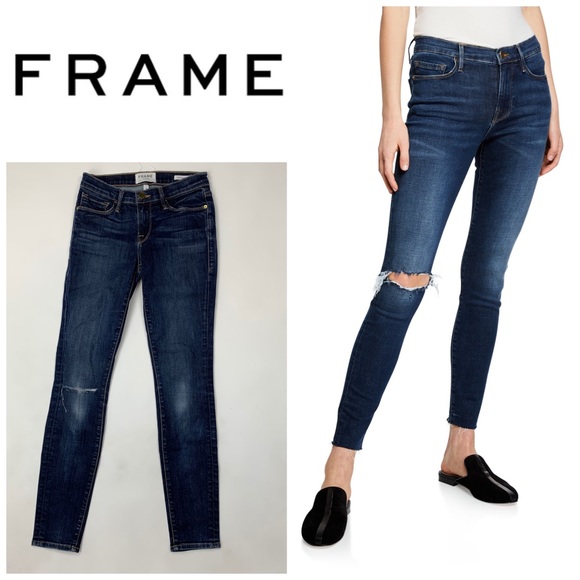 Frame Denim | Jeans | Frame Le Skinny De Jeanne Mid Rise Skinny Jeans ...